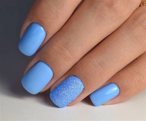 Blue Shellac Nail Designs