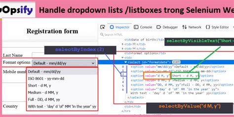 Làm Việc Với Dropdown Lists Listboxes Trong Selenium Webdriver Devopsify