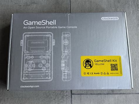 Clockwork Pi GameShell Handheld Game Console Yellow DIY KIT Emulation EBay