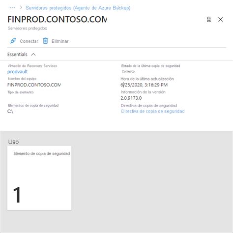 Actualización Del Agente De Microsoft Azure Recovery Services Mars