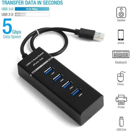 4 Port Usb 3 0 Hub Multi High Speed Splitter Expansion At Rs 351 00 Ludhiana Id 2852354166462