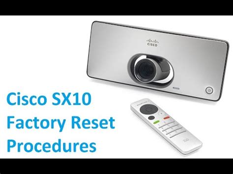 Sx Factory Reset Procedures Cisco Community