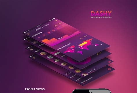 Dashy Dashboard Ui Design Free Psd Download Exclusive Mobile App Ui And Ui Kits Free Psd