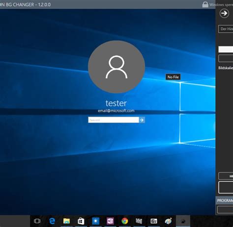 Windows Logon Screen