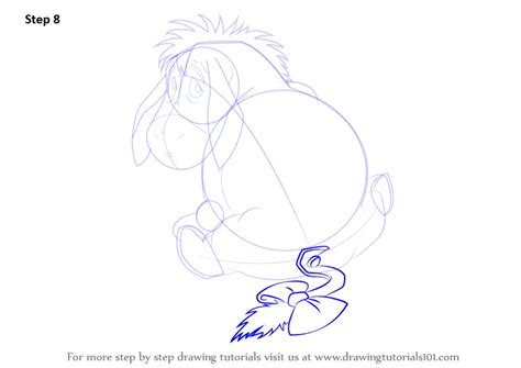 How To Draw Eeyore From Winnie The Pooh Winnie The Pooh Step By Step DrawingTutorials