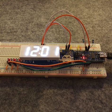 Working On An Arduino Powered Clock Rarduino