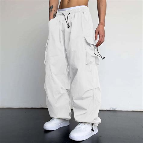 Cllios Mens Casual Cargo Pants Hiking Pants Baggy Joggers Athletic