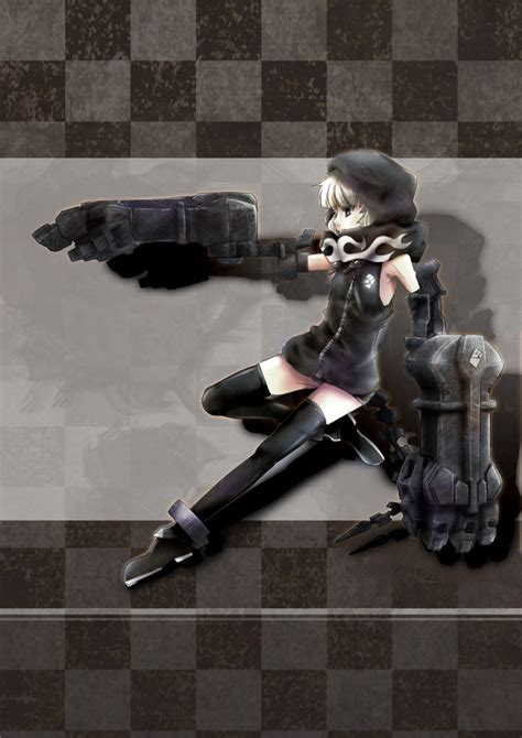 Strength Black Rock Shooter Drawn By Naflas Danbooru