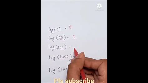 logarithm tricks youtube