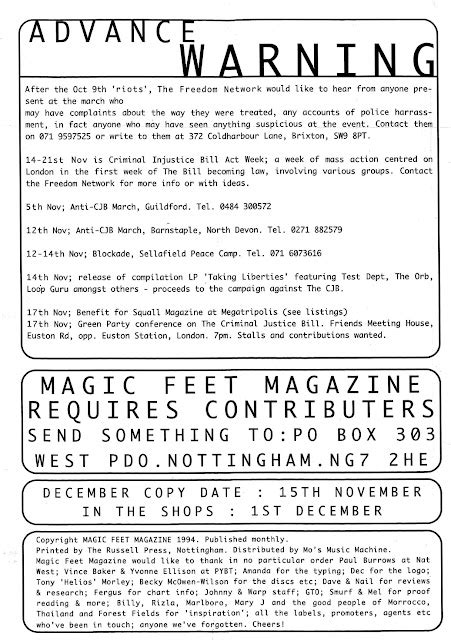 History Is Made At Night Magic Feet 1990s Zine
