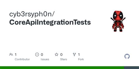 GitHub Cyb Rsyph N CoreApiIntegrationTests