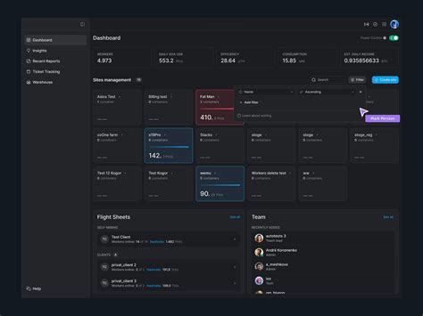 Mining Dashboard Crypto By Valeria Savina On Dribbble