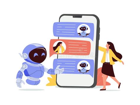 Chatbot Virtual Assistant Abstract Concept Vector Illustration Internet Online Smart Robot