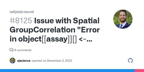Issue With Spatial Groupcorrelation Error In Object Assay