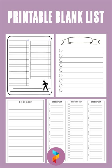 10 Best Printable Blank List Pdf For Free At Printablee