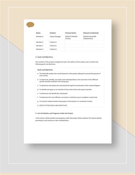 Critical Path Analysis Template In Word Google Docs Pages Download Template Net