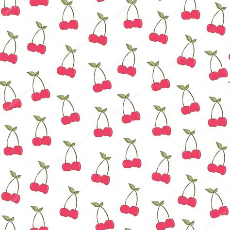 Cherries Cute Pattern At Ronald Roe Blog