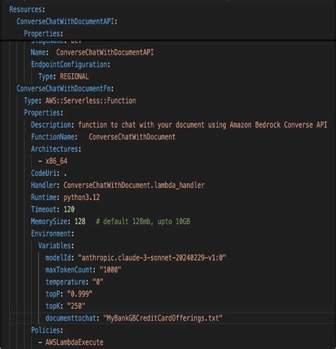 Generative Ai Serverless Rag Using Bedrock Converse Api And Lambda Chat With Your Document