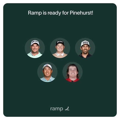 If Youre Tuning In This Weekend Keep An Eye Out For Ramp On The Greens ⛳️ Were Sponsoring An