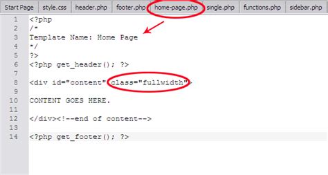 custom template page in wordpress