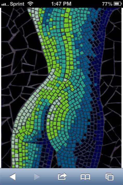 Nude Mosaic Mosaic Art Mosaic Tile Art Glass Mosaic Art