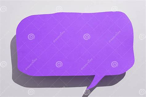Color Paper In Shape Of Dialog Box With Important Message Infromation