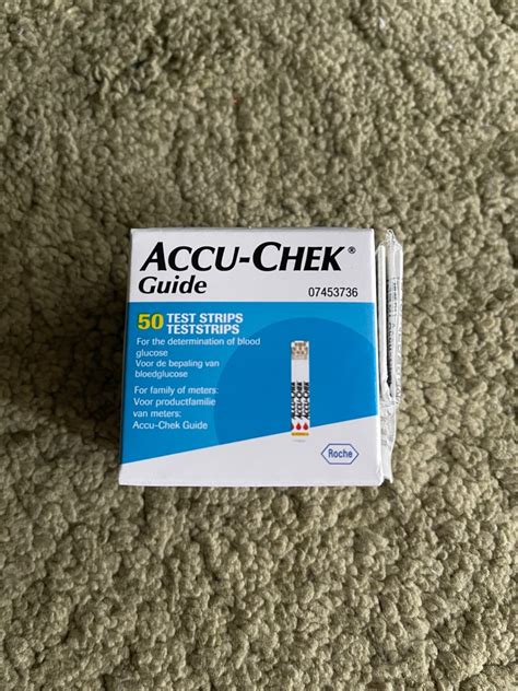 ACCU CHEK Guide Test Strip Health Nutrition Medical Supplies Tools On Carousell