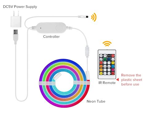 tuya smart rgb reticulate neon led strip flexible silicon light tape ws2811 ws2812b ip67
