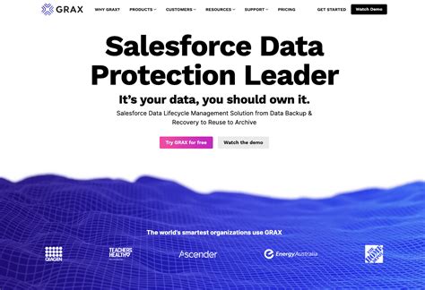 Grax Salesforce Data Protection For Data Lifecycle Management