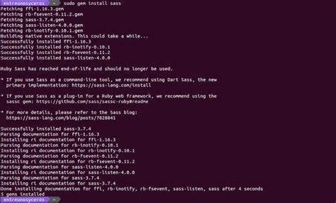 Sass Instala Este Lenguaje Creado Con Ruby