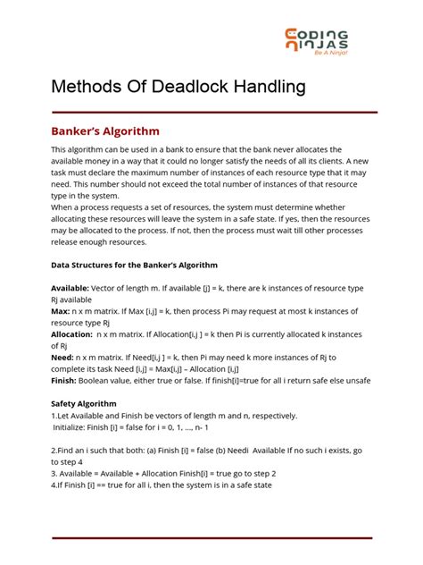 gp os methods for deadlock handling pdf computing computer
