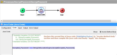 How To Decrypt Global Variable Value Of Type Password In Tibco Bw Designer Techs Nib