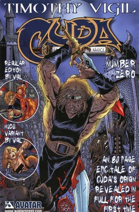 Avatar Pandora Razor 1 One Shot Red Cover Nude Adult Comic Book Vgf 5