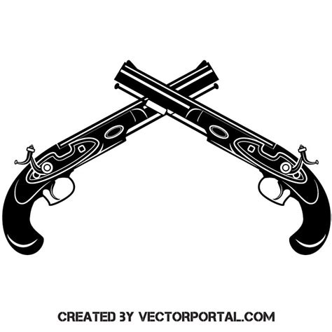 Flintlock Handguns Ai Royalty Free Stock Vector Images And Clip Art