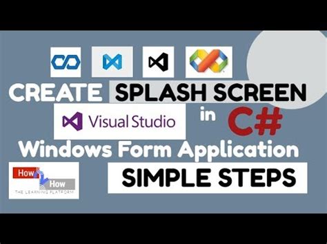 How To Create Splash Screen In C Windows Form Application C Tutorials YouTube