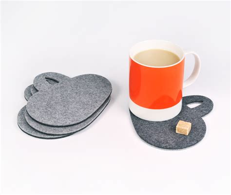 Shadow Felt Coaster Desinature