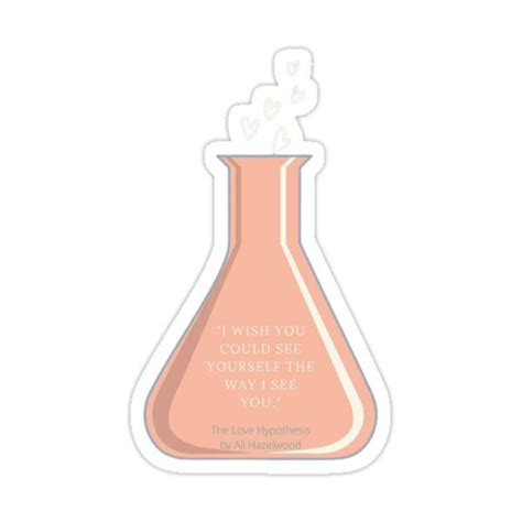 A Sticker With The Words I Wish You Were Here And An Image Of A Flask