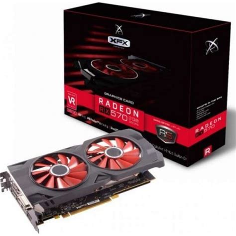 XFX AMD Radeon RX 570 RS 8GB XXX Edition Graphics Card Used