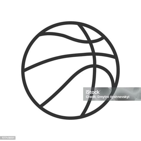 농구 개요 Ui 웹 아이콘입니다 흰색 배경에 격리 된 웹 모바일 및 사용자 인터페이스 디자인을위한 농구 벡터 아이콘 농구 팀 스포츠에 대한 스톡 벡터 아트 및 기타 이미지