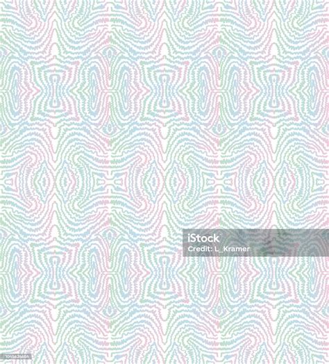 레인 보우에서 벡터 추상 섬세 한 완벽 한 패턴 컬러는 흰색 바탕에 손으로 그린 곱슬 지그재그 라인 Ikat 인쇄 이슬람 섬유