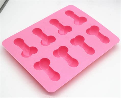8 Holes Penis Mold Silicone Cake Mold Handmade Mold Chocolate Mould Ice