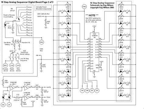 Diy Sequencer Schematic Diy Sequencer Simple Thecoolist