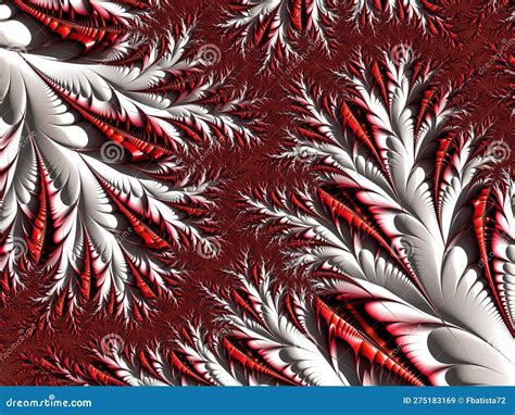 Fractal Red Mandelbrot Set Detail Digital Artwork For Creative