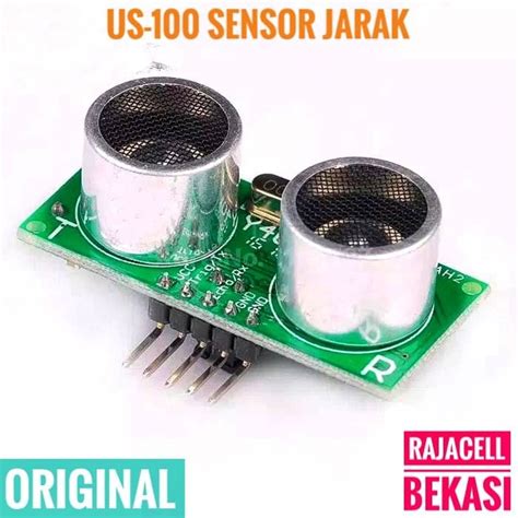 US 100 Sensor Jarak Ultrasonic Range Meter Ultrasonik Sensor Arduino Lazada Indonesia