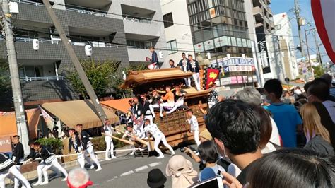 堺市深井だんじり祭り2022 中町西 YouTube