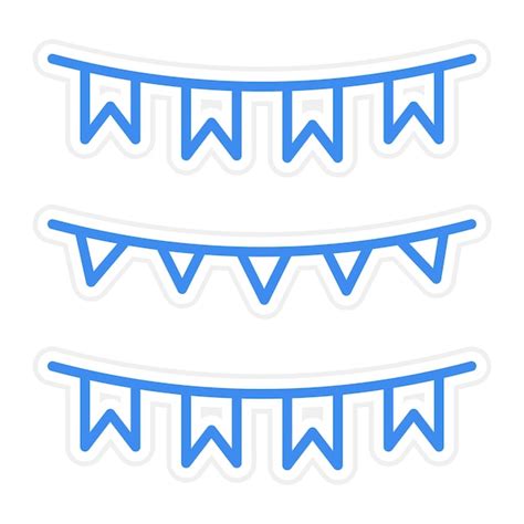 Premium Vector Bunting Vector Illustration
