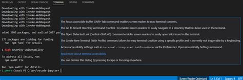 terminal a11y help menu includes wrong keybinding · issue 175130 · microsoft vscode · github