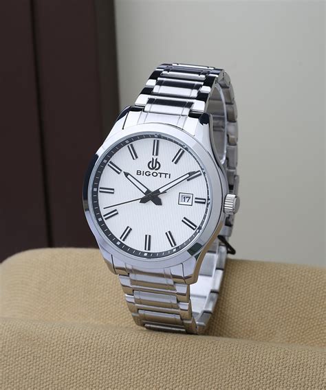 BIGOTTI Analogs Stainless Mens Silver Watch Price in Pakistan