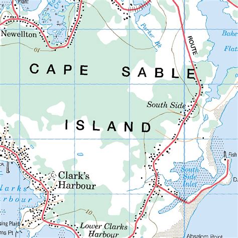 Cape Sable Island Ns 020p05 Canmatrix Map By Natural Resources Canada Avenza Maps