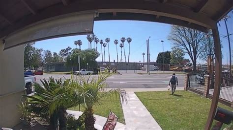 Caught In The Act Package Thief Caught On Cctv Camera Keeper Cctv